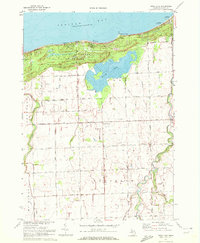 1970 Map of Rush Lake, Huron County, MI — High-Res | Pastmaps